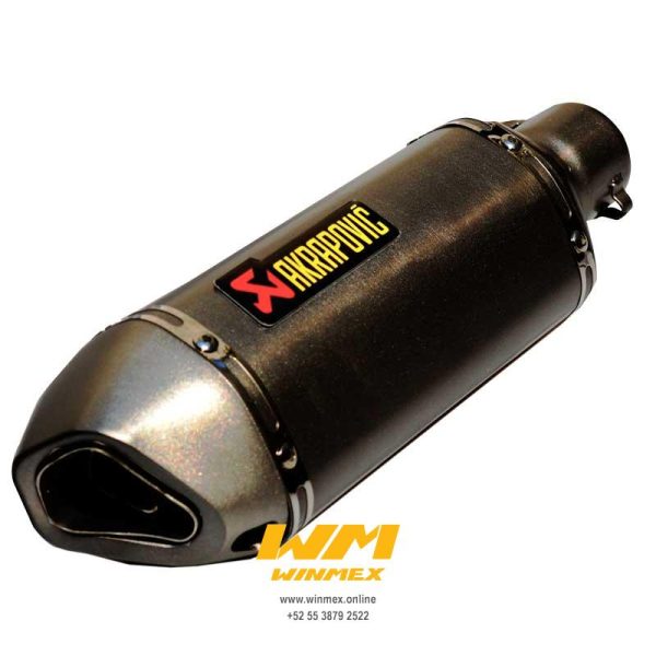 ESCAPE DEPORTIVO UNIVERSAL MOTO TRABAJO Y PISTA NEGRO - Winmex Satelite