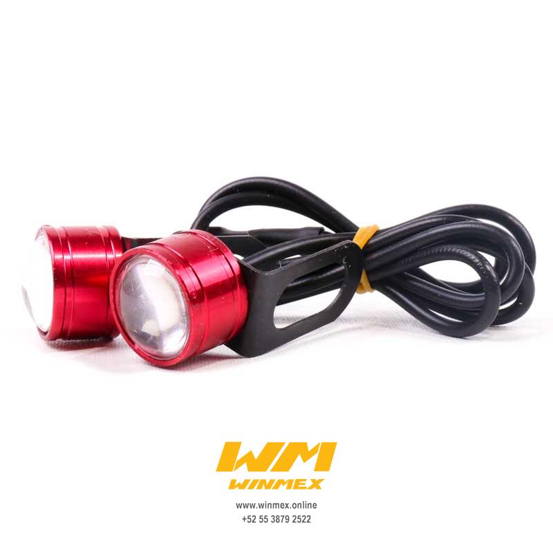 ESTROBOS LED CON LUPA ROJO - Winmex Satelite