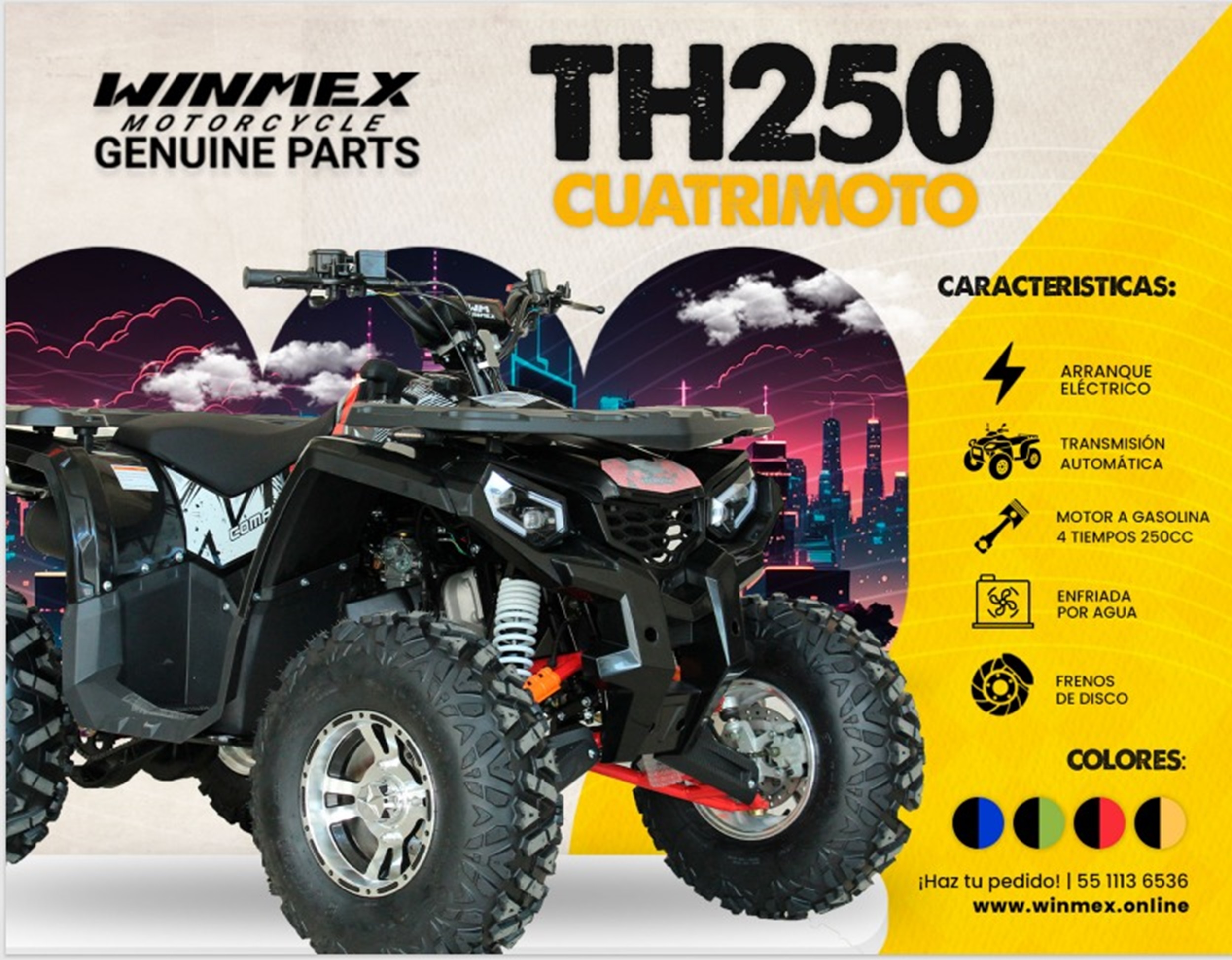CUATRIMOTO INFANTIL TH250 - Winmex